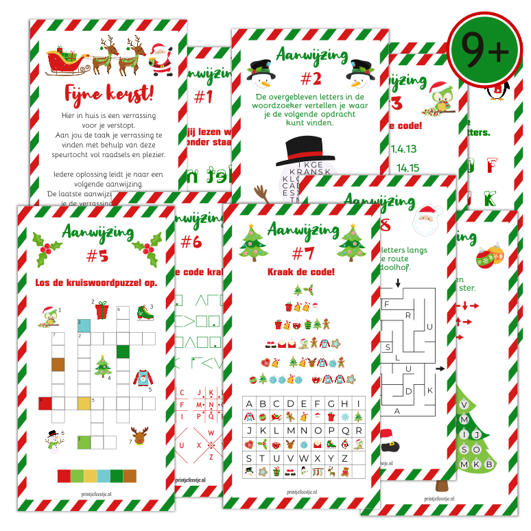 Kerst Printables - Print je Feestje