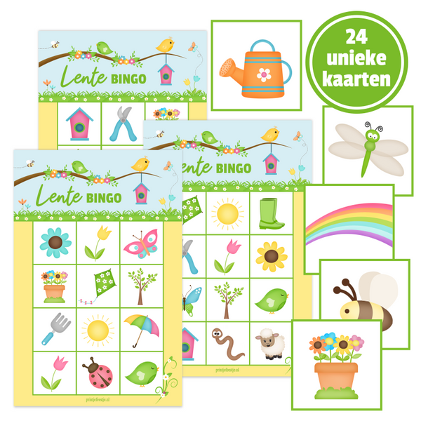 Kinderbingo | Plaatjesbingo voor Kinderfeestjes of in de klas - Print ...