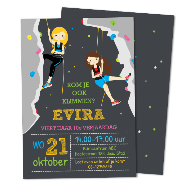 Uitnodiging Kinderfeestje maken: printable om zelf af te drukken ...